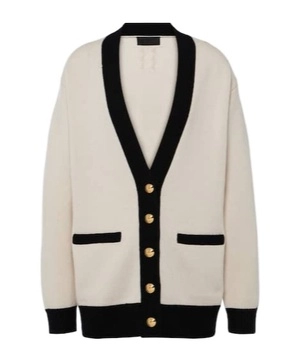 NILI LOTAN Button Sweater - Nude