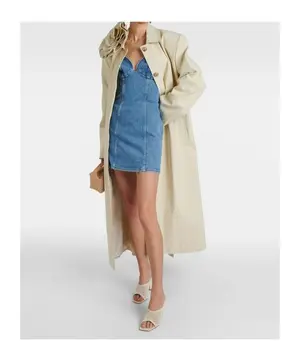 Magda Butrym Denim Corset Dress