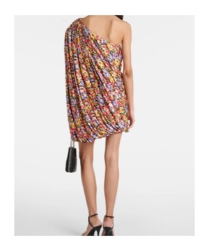 Stella McCartney Floral One-shoulder Minidress