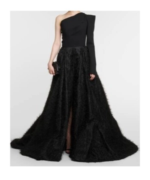 Maticevski Audacity One-shoulder Maxi Gown
