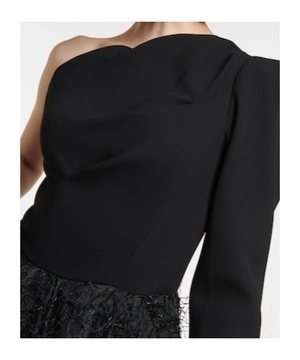 Maticevski Audacity One-shoulder Maxi Gown