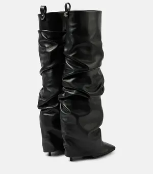 Attico Rea Leather Knee-high Boots