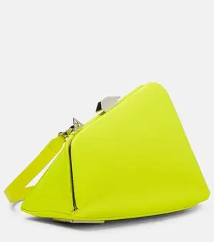 Attico Midnight Satin Clutch
