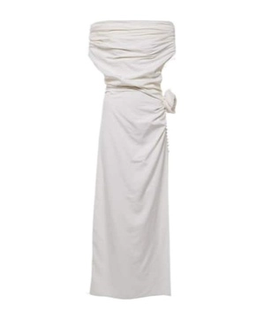 Magda Butrym Draped Panel Pendant Dress