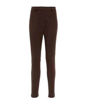 Magda Butrym High-rise Cotton Skinny Pants - Black