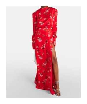 Magda Butrym Floral Silk Gown