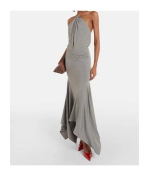 Attico Halterneck Maxi Dress