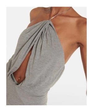 Attico Halterneck Maxi Dress