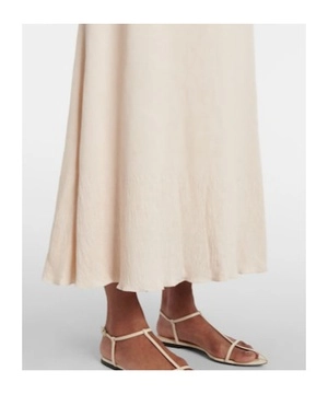 Johanna Ortiz Cutout Maxi Dress With Thin Straps And Open Back - White
