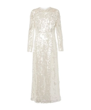 EMILIA WICKSTEAD Bridal Amiria Sequined Gown - White