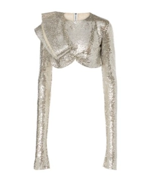 Maticevski Sequined Crop Top