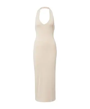 NILI LOTAN Stevie Cotton Jersey Midi Dress - Nude