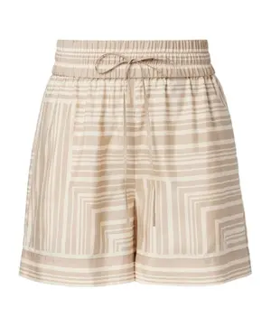 JOSEPH Laven Plaid Shorts - Nude