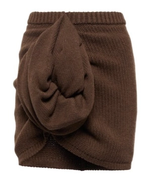 Magda Butrym Cashmere Miniskirt - Green