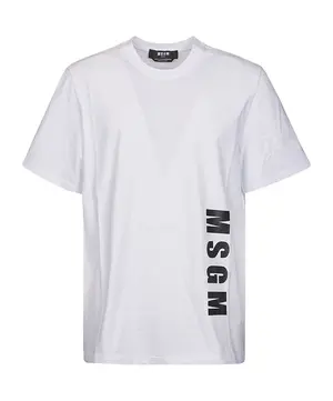MSGM Logo-print T-shirt - White