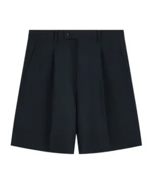 Emporio Armani Belt Loop Shorts - Navy Blue