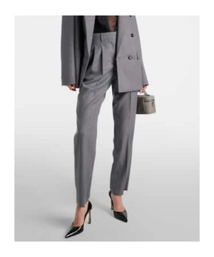 Stella McCartney Wool Flannel Straight Pants
