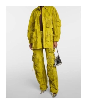 Attico Mid-rise Cargo Casual Pants