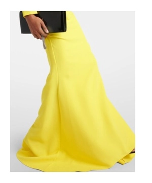 SAFIYAA LONDON Long Sleeve Fishtail Gown