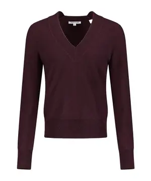 Veronica Beard V-neck Cashmere Sweater - Black