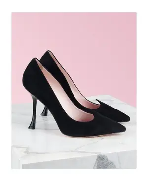 ROGER VIVIER Suede "i Love Vivier" Pumps