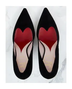 ROGER VIVIER Suede "i Love Vivier" Pumps