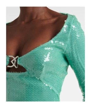 David Koma Sequined Midi Dress