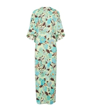Stella McCartney Caped Maxi Dress - Green