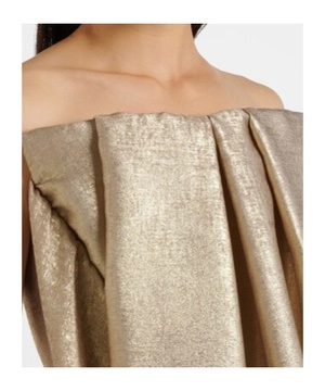 Maticevski Draped Lamé Top