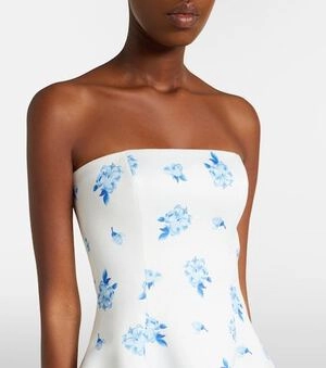 LEO Jessica Floral Bustier Gown