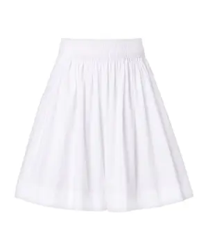 JOSEPH Aissa Cotton Poplin Bermuda Shorts - White
