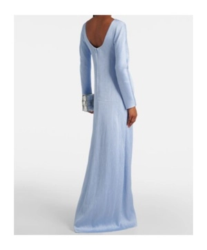 EMILIA WICKSTEAD Uriela Plisse Satin Gown