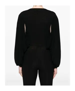Philosophy Di Lorenzo Serafini Puff Sleeve Tulle Bodysuit