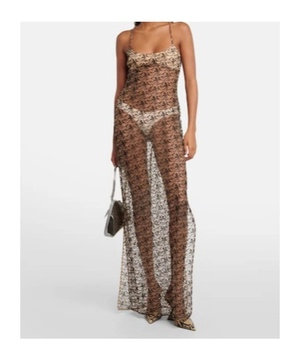 Attico Cotton-blend Maxi Dress