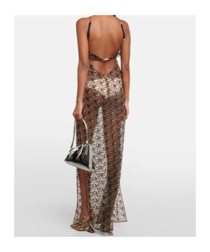 Attico Cotton-blend Maxi Dress
