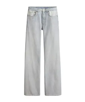 Dior Cuffed Regular-fit Jeans - Light Blue