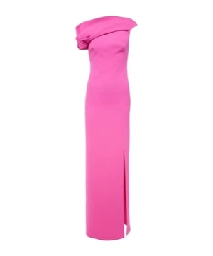 SAFIYAA LONDON Dara Crepe Gown - Pink