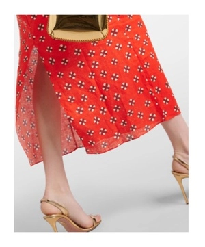 Johanna Ortiz Printed Linen Midi Dress