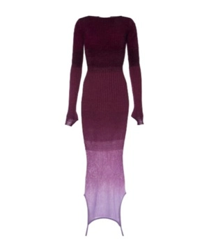 Attico Reversible Colorblocked Midi Dress