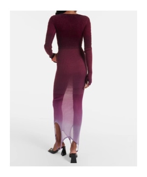 Attico Reversible Colorblocked Midi Dress