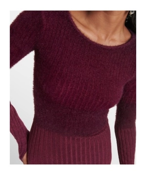 Attico Reversible Colorblocked Midi Dress