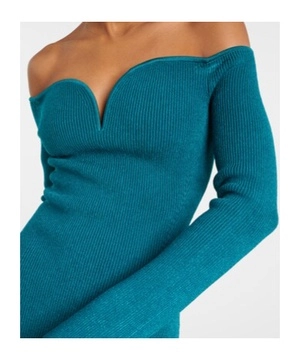 Galvan Grace Off-the-shoulder Midi Dress