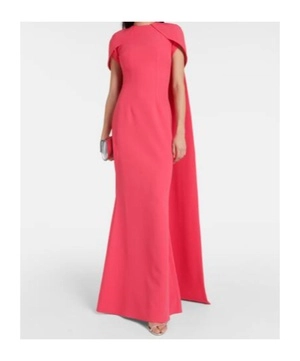 SAFIYAA LONDON Ginkgo Cape Gown