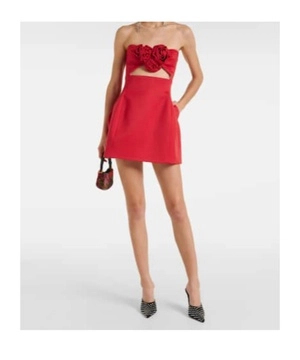 Magda Butrym Cutout Bustier Mini Dress