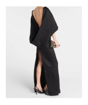 Attico Caped Midi Dress