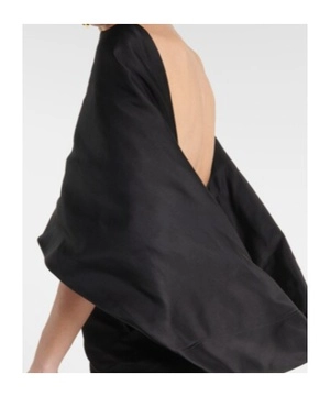 Attico Caped Midi Dress