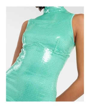 David Koma Halterneck Sequined Gown