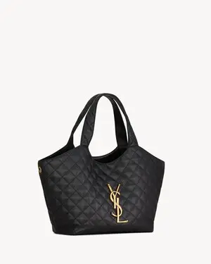 Saint Laurent Icare Quilted Nappa Leather Tote