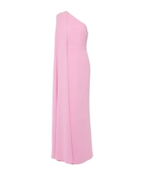 Rebecca Vallance Odetta One-shoulder Gown - Pink