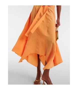 Stella McCartney Iconic Silk Crêpe De Chine Midi Dress